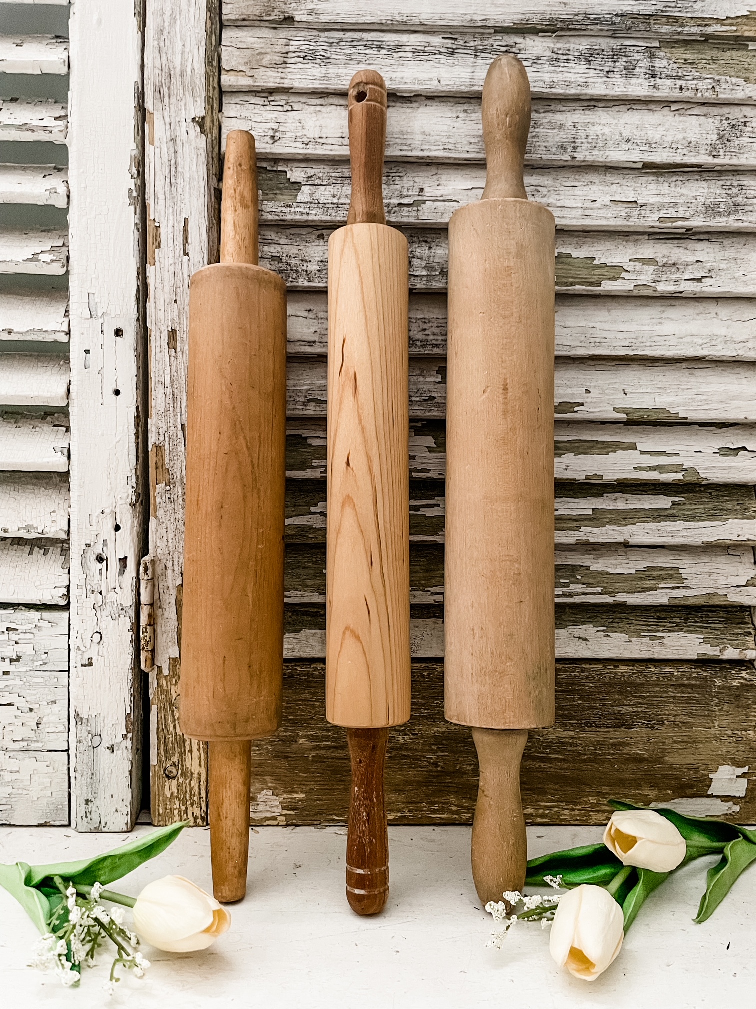 Blackdog Creations - Vintage Wood Rolling Pins