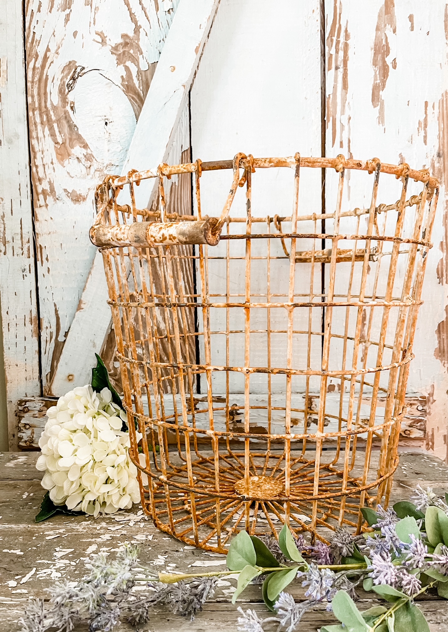 Blackdog Creations - Vintage Italian Basket - Amazing Patina