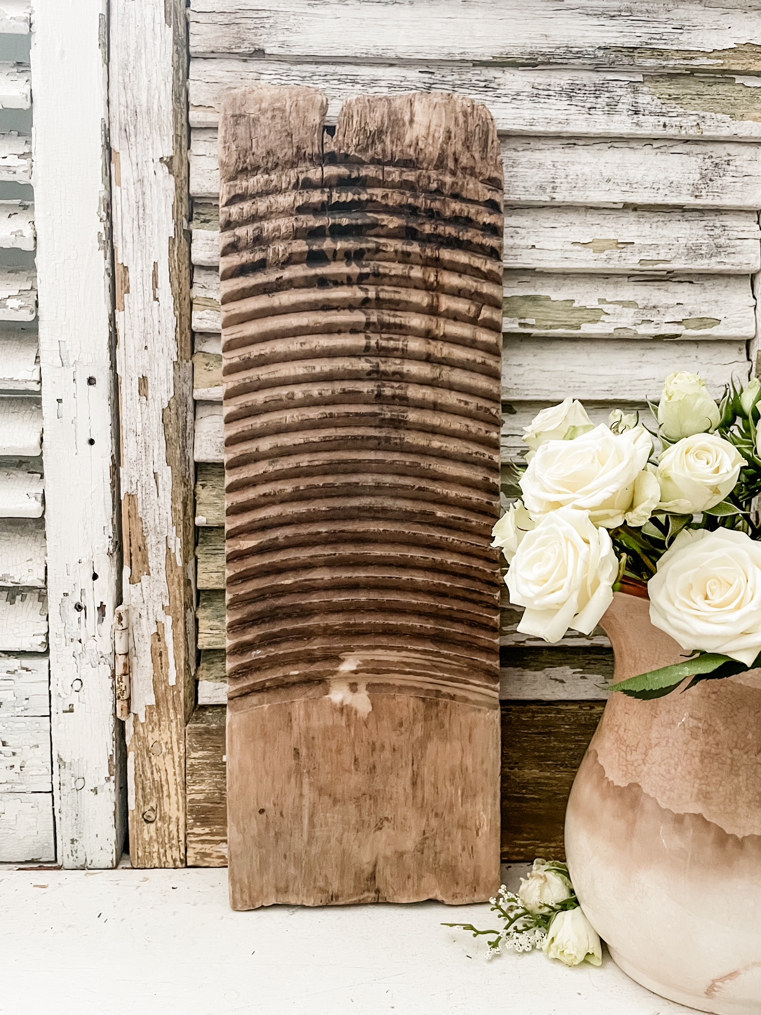 Blackdog Creations - Antique European Wood Wash Board - Beautiful ...