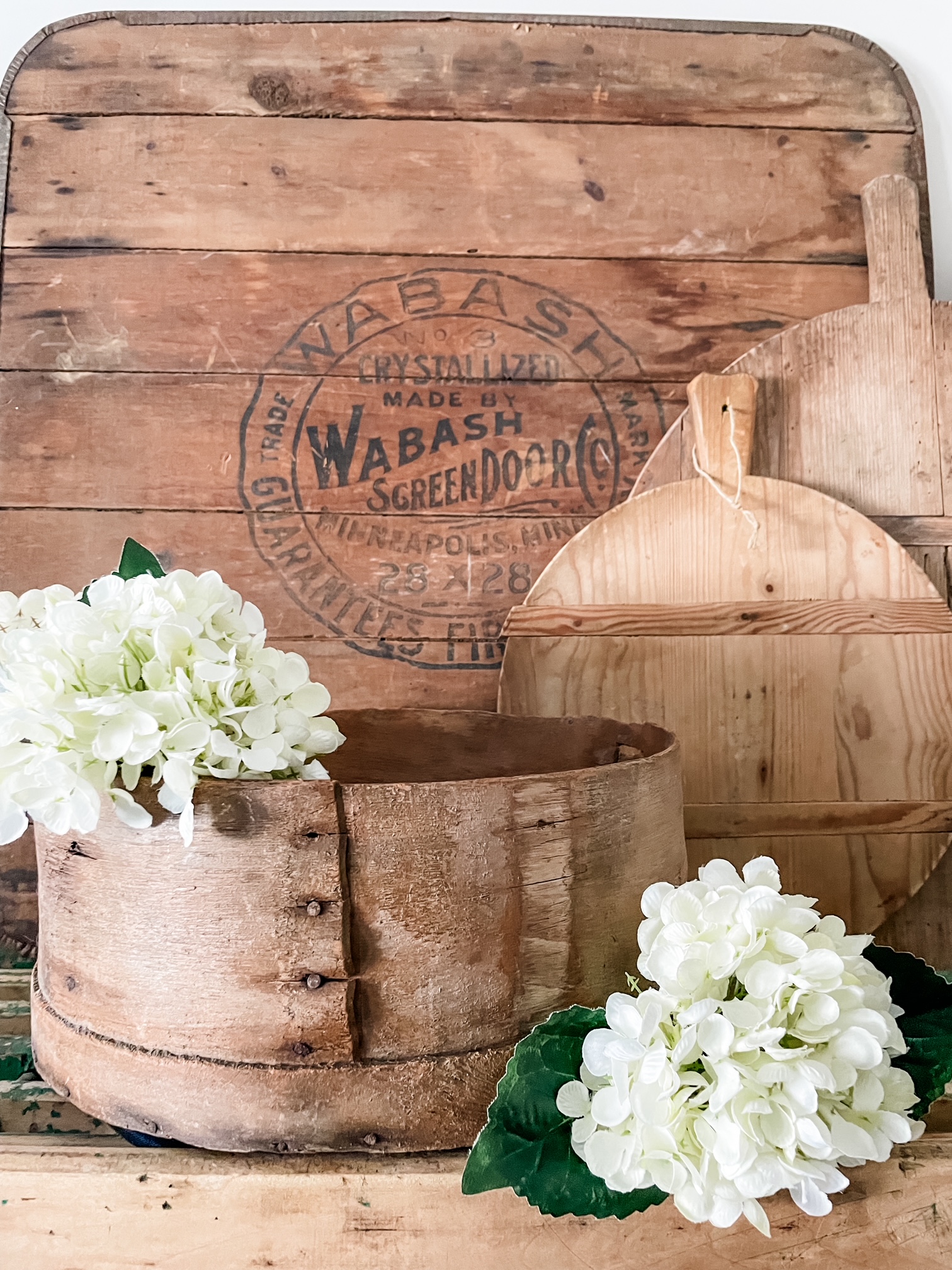 Blackdog Creations - Antique/Primitive Wood Pantry Box