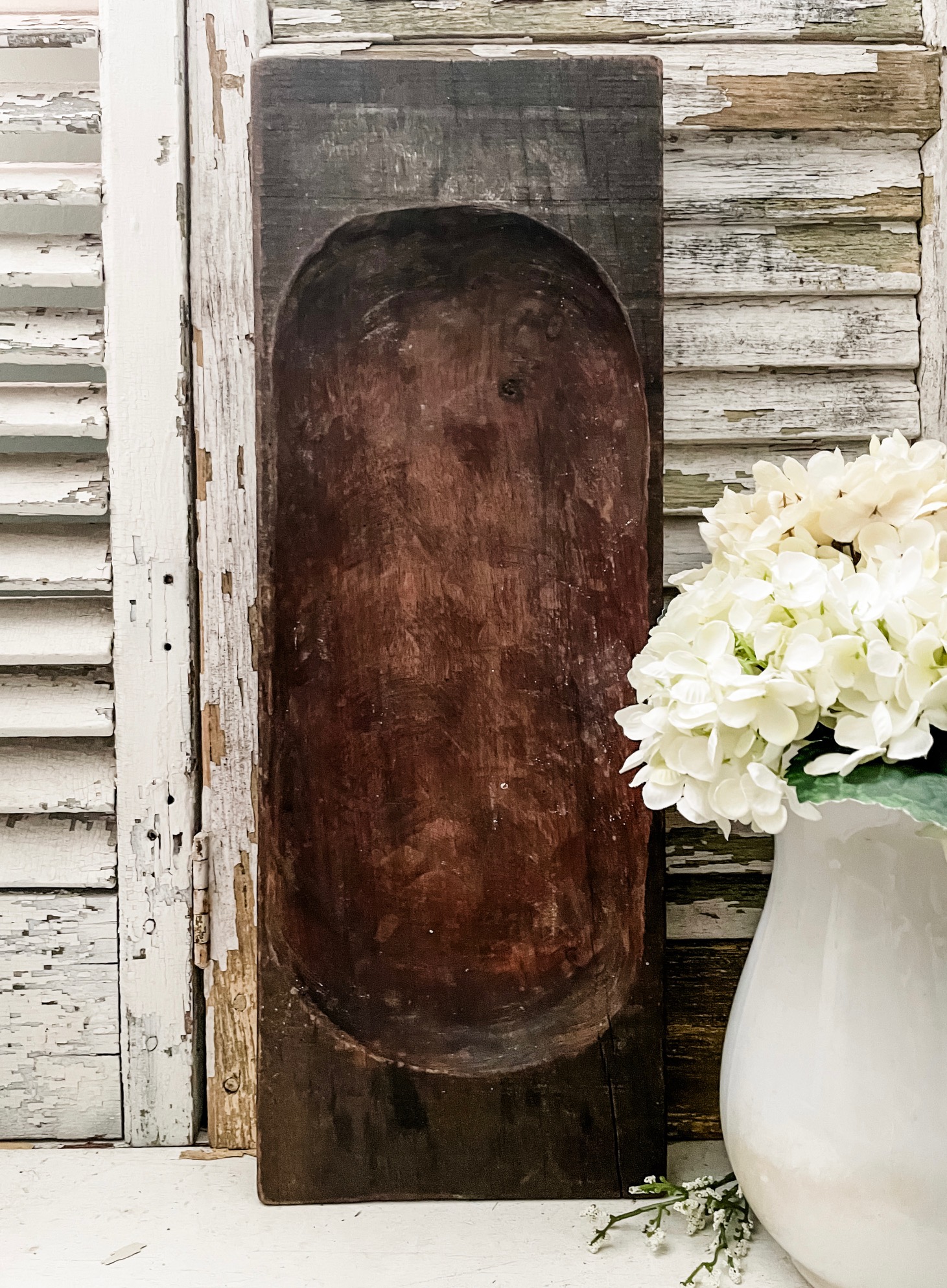 Blackdog Creations - Antique, Primitive Wooden Dough Bowl - Beautiful ...