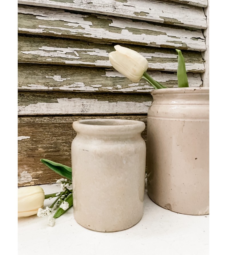 Blackdog Creations - Antique Stoneware Jam crocks