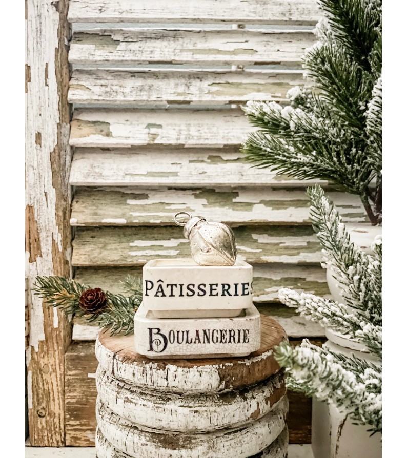 Blackdog Creations - Antique English-Ironstone Rare Square stack of 2 ...