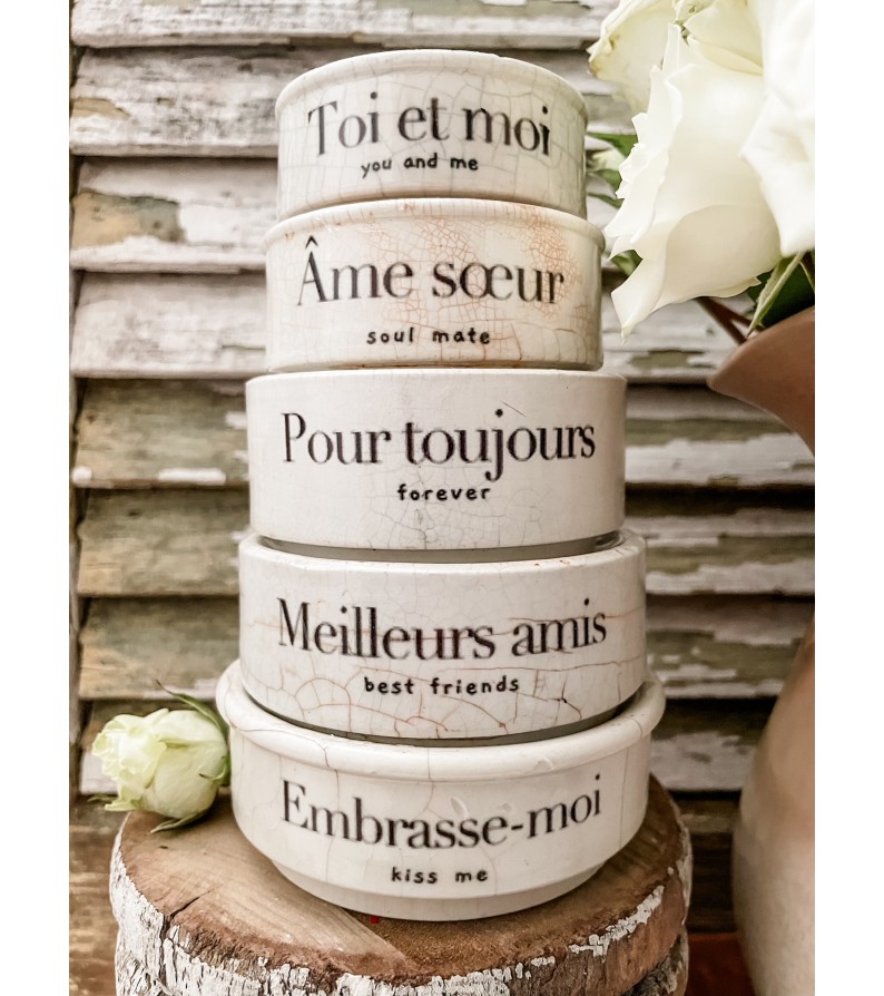 Blackdog Creations - Antique English Ironstone French Stack of 5 Risers ...