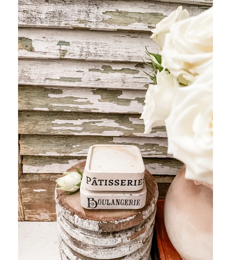 Blackdog Creations - Antique English-Ironstone Rare Square stack of 2 ...