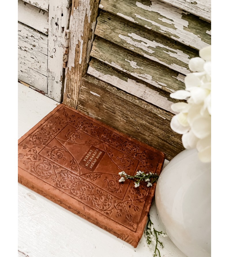 Blackdog Creations - Antique Leather Book, Elbert Hubbard's Scrap book ...