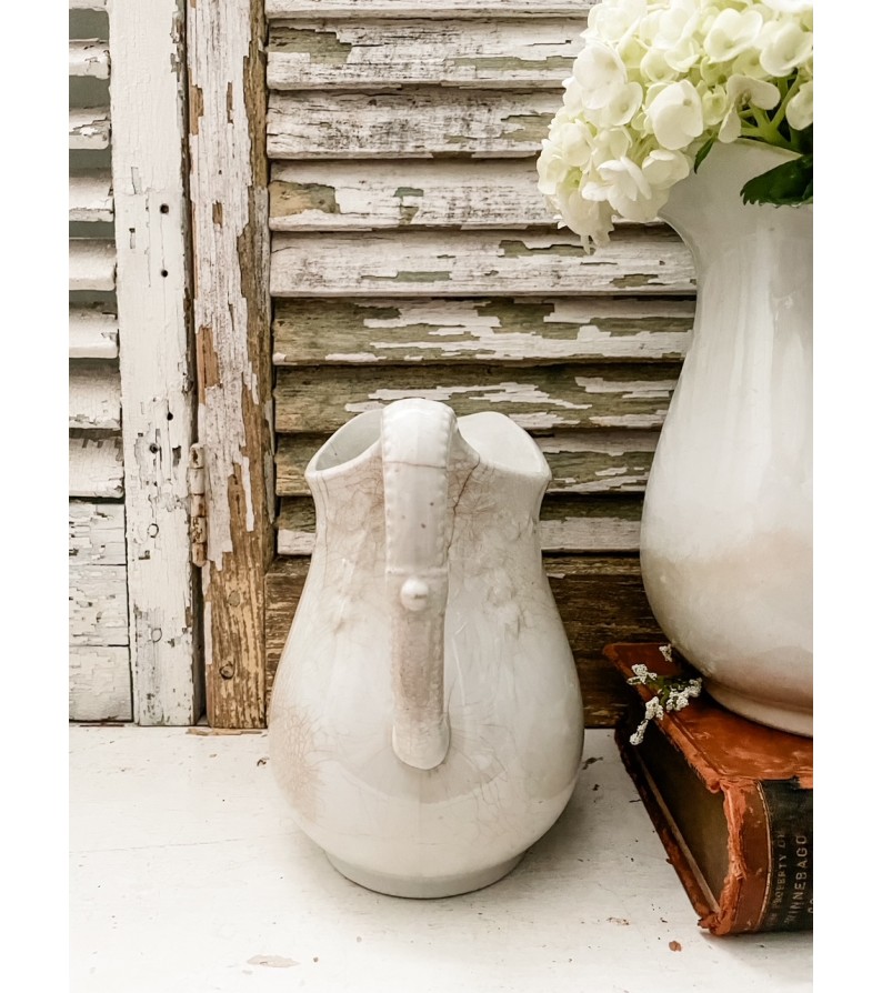 Blackdog Creations - Antique English Ironstone Milk/Water Pitcher ...